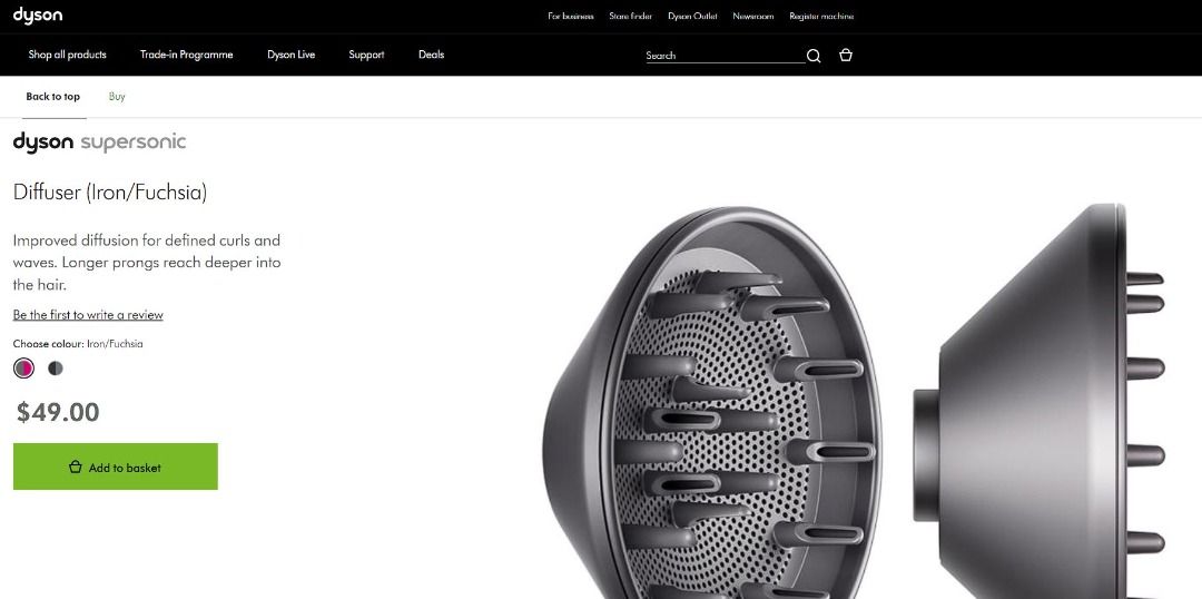 Dyson Supersonic Diffuser, Beauty & Personal Care, Hair on Carousell