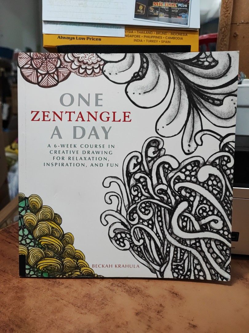 (ENG) One Zentangle A Day, Hobbies & Toys, Books & Magazines, Textbooks ...