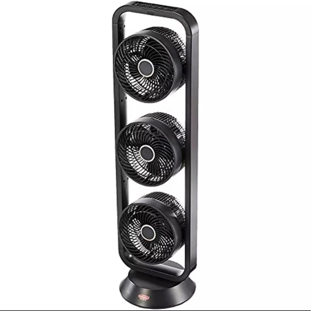 EUROPACE 9” TRIO TURBO OSCILLATING FAN Model: EQQ7931S, Furniture ...
