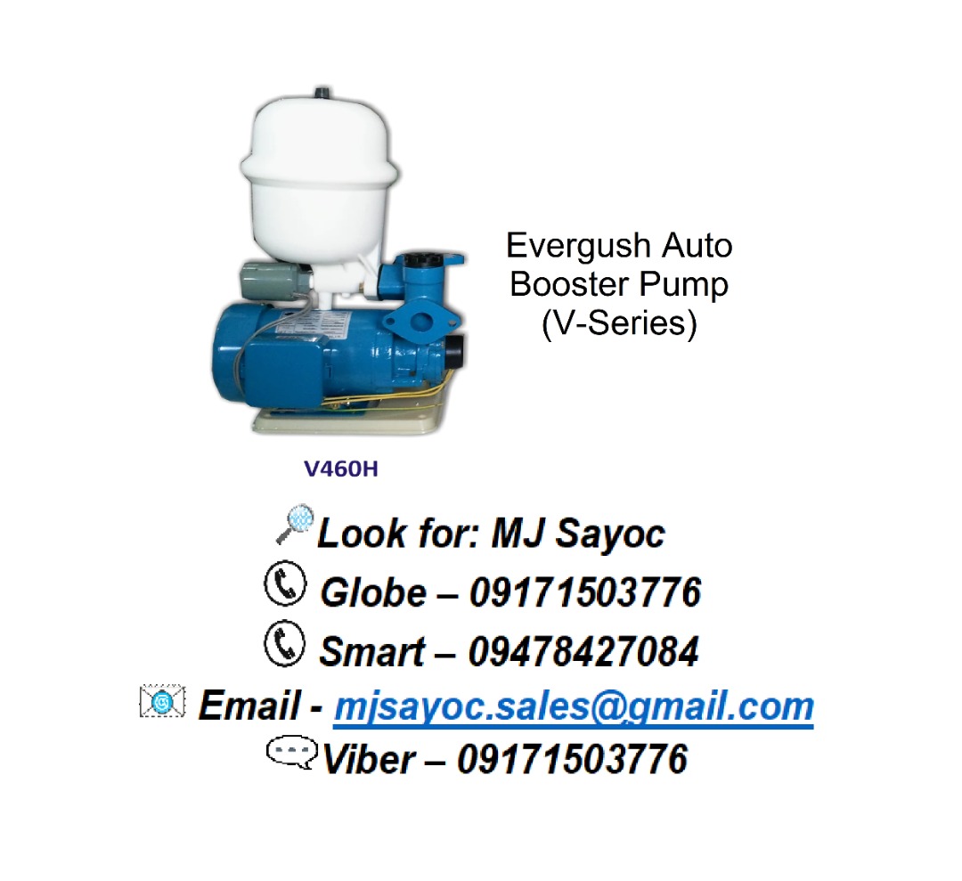 Evergush Auto Booster Pump (V-Series), Commercial & Industrial ...