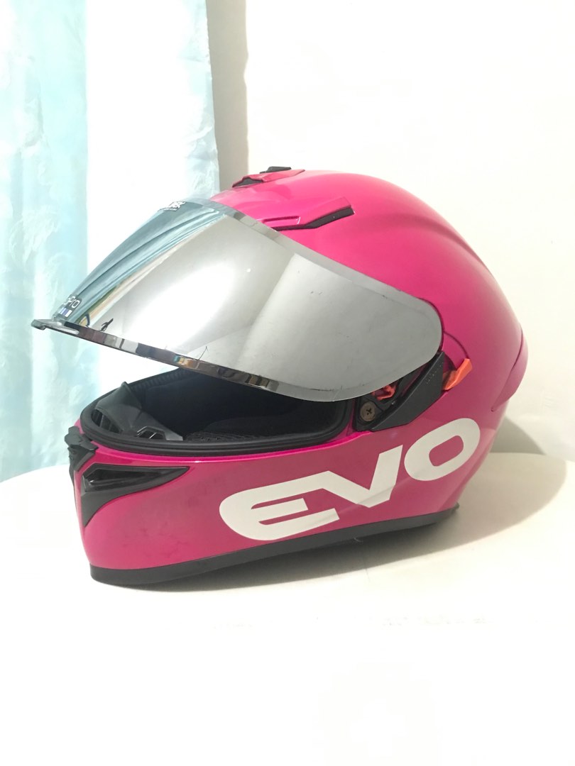 Evo helmet pink Gsx-3000 on Carousell
