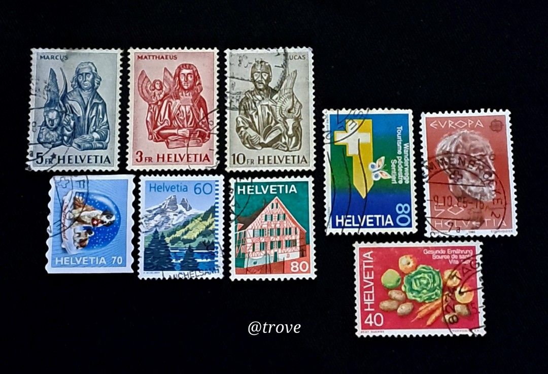 "EXQUISITE HELVETIA POSTAGE STAMPS: SWISS ELEGANCE IN EVERY DETAIL ...