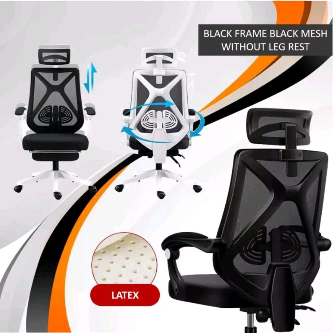 EZCARAY M2 High-back Ergonomic Gaming Mesh Chair, Furniture & Home ...