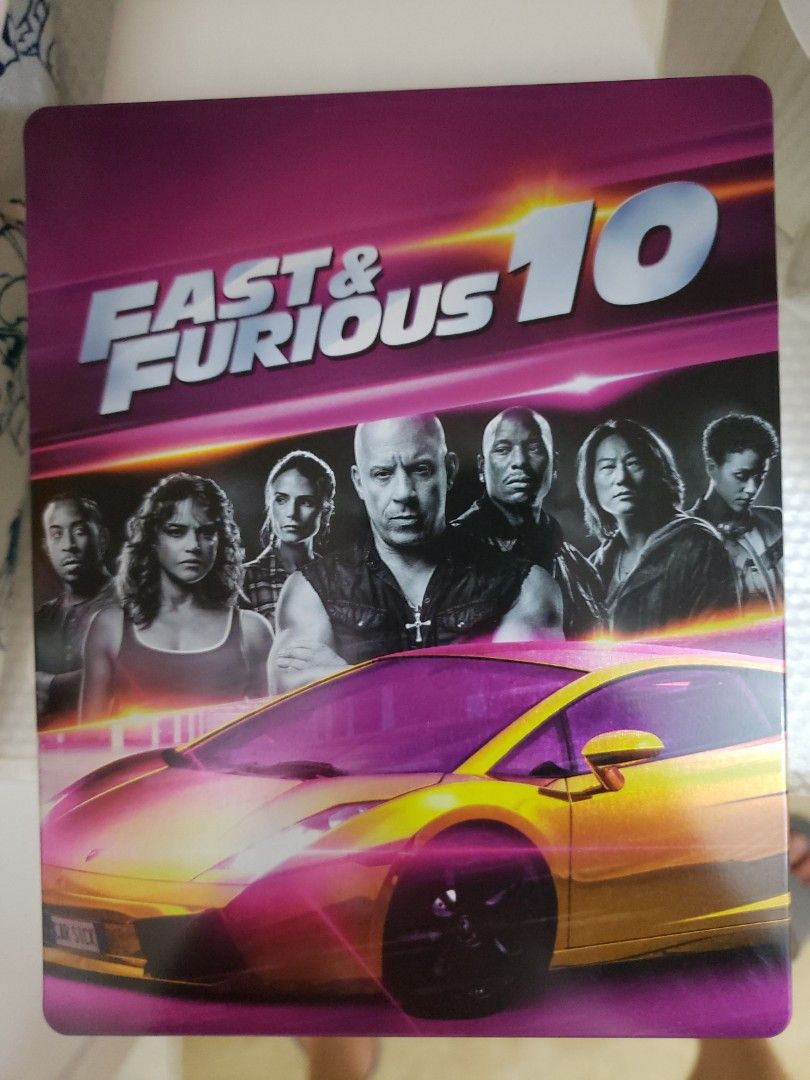 Fast X 狂野時速 10 淨Blu-ray 藍光 不連4K 盒, 興趣及遊戲, 音樂、樂器 & 配件, 音樂與媒體 - CD 及 DVD - Carousell
