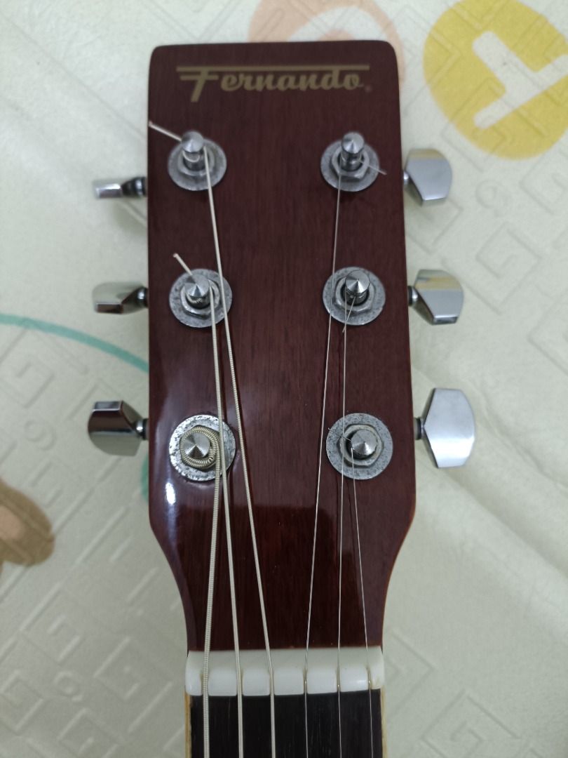 Fernando AW-41C Acoustic Guitar, Hobbies & Toys, Music & Media, Musical ...