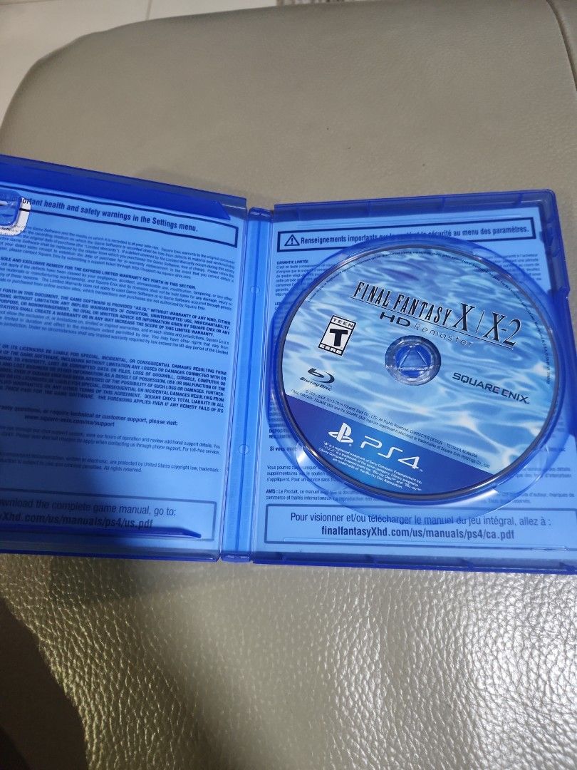 Final Fantasy X ps4 disc, Video Gaming, Video Games, PlayStation on ...