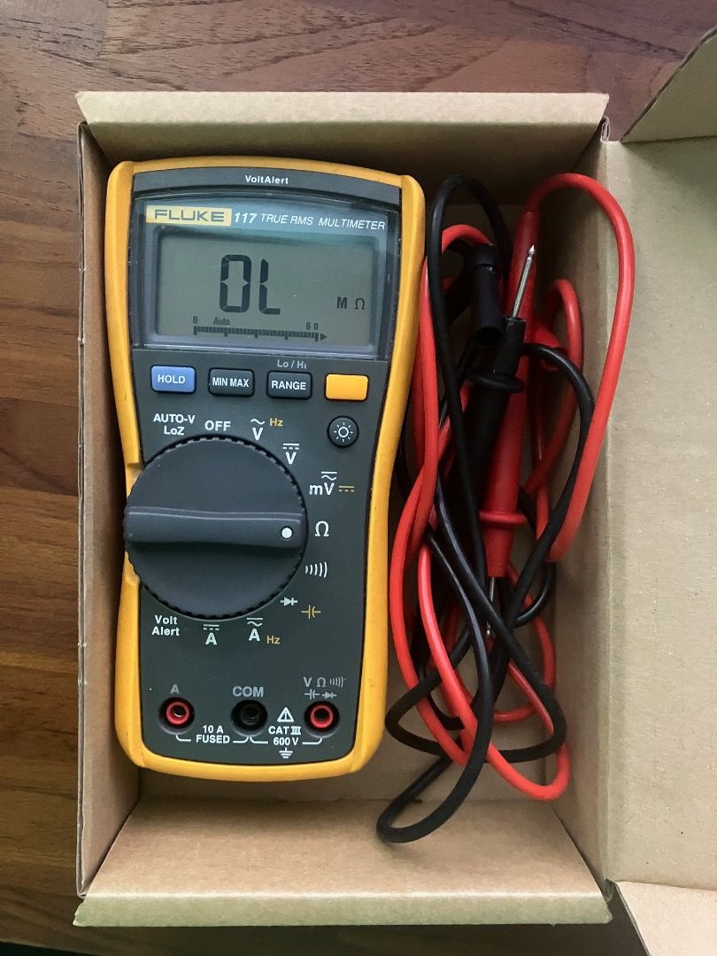 Fluke 117 TRUE RMS MULTIMETER, TV & Home Appliances, Electrical ...