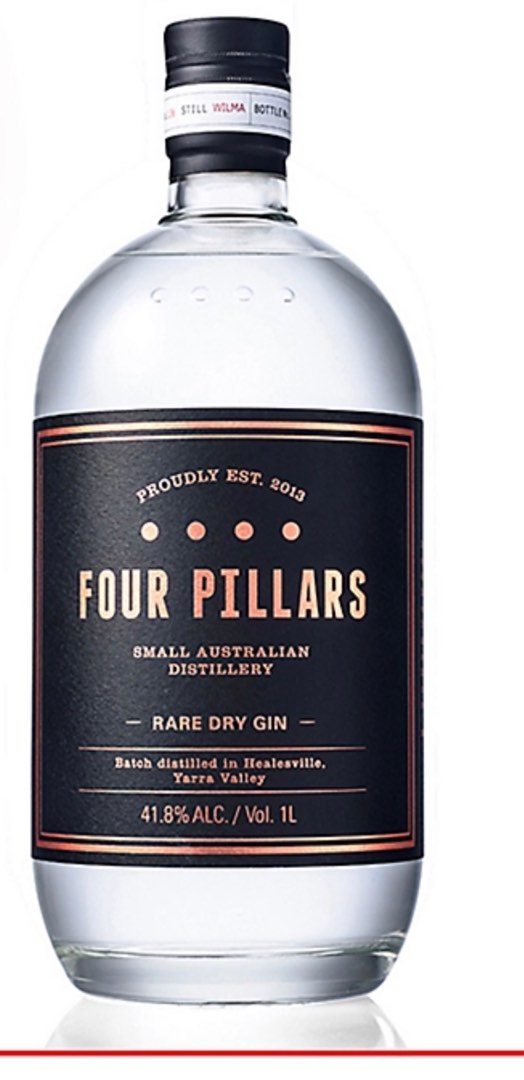 Four Pillars Gin 1L, Food & Drinks, Alcoholic Beverages on Carousell