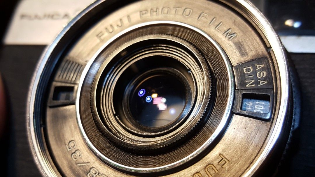 Fujica GP film camera with Fujinon 1:2.8 35mm lens, Photography ...