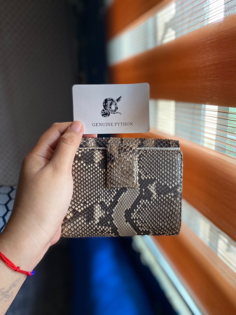 Genuine PYTHON WALLET, Luxury, Bags & Wallets on Carousell