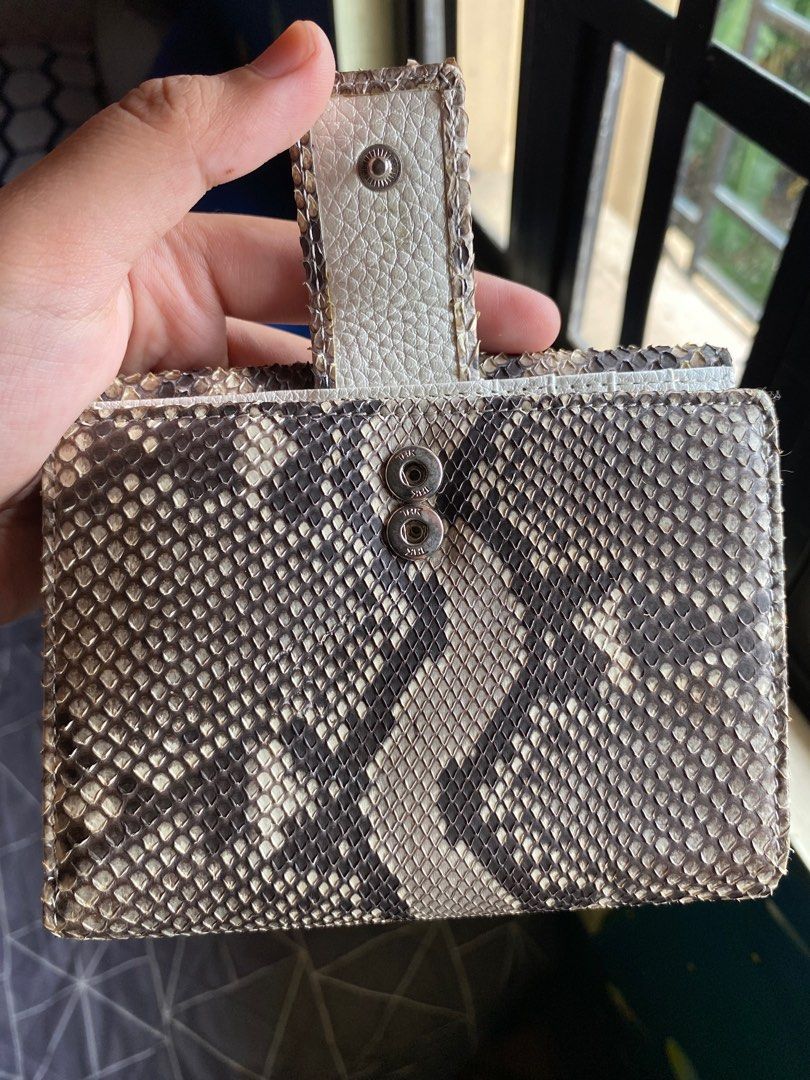 Genuine PYTHON WALLET, Luxury, Bags & Wallets on Carousell