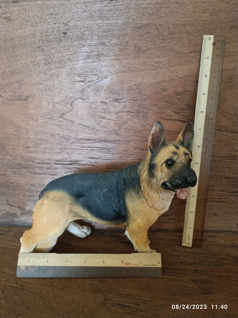 German Shepherd figurine, Hobbies & Toys, Memorabilia & Collectibles ...