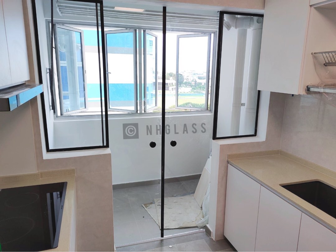 Frosted glass door / Tempered Glass doors / panels / partition ...