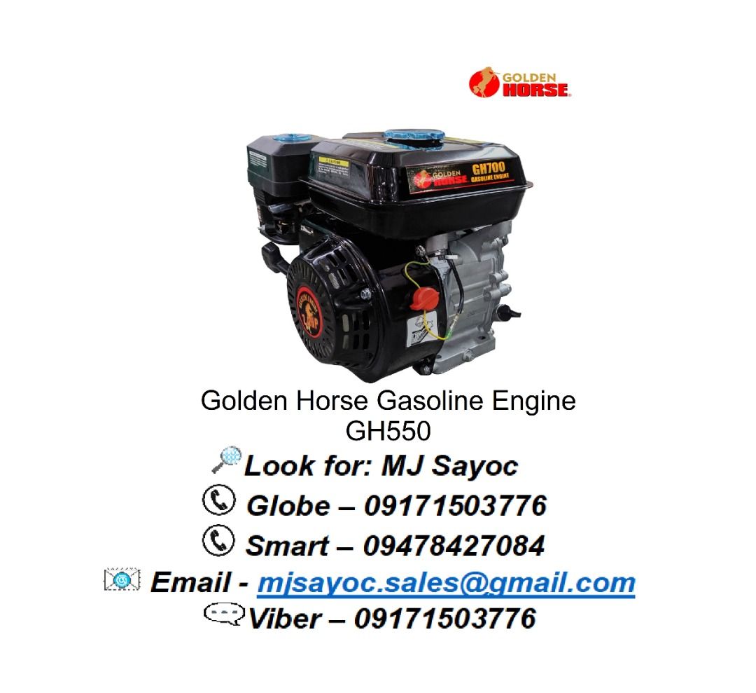 Golden Horse Gasoline Engine on Carousell