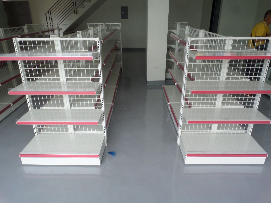 Gondola grocery racks mesh type heavy duty commercial rack made in ...