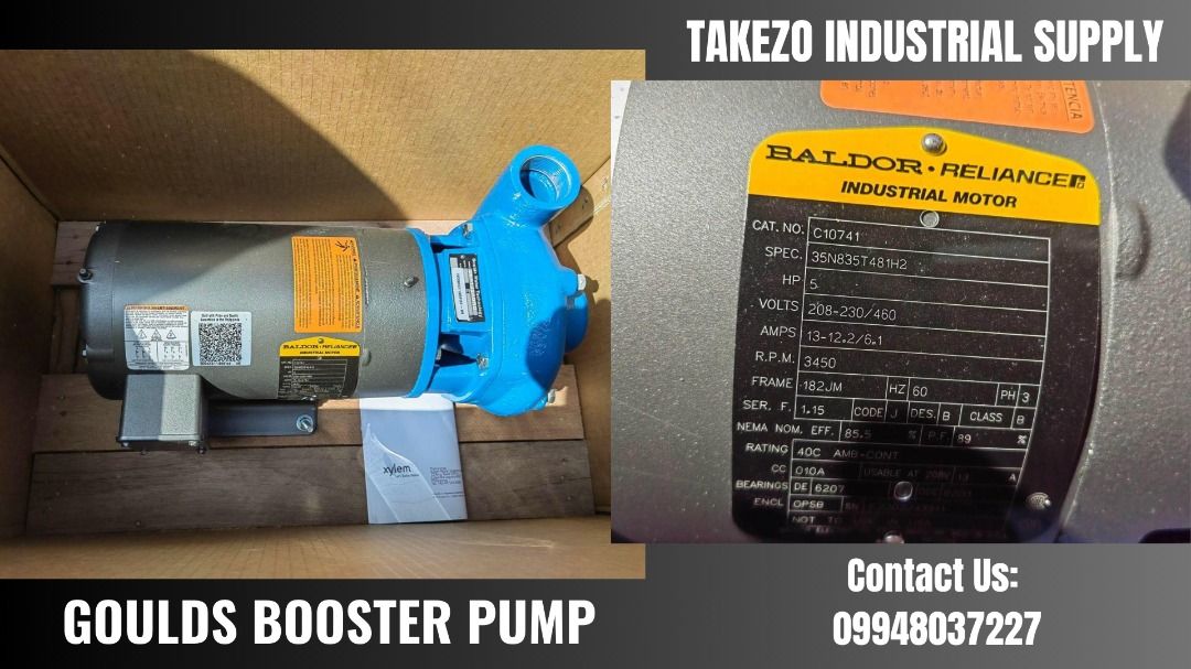 Goulds Booster Pump, Commercial & Industrial, Construction Tools ...