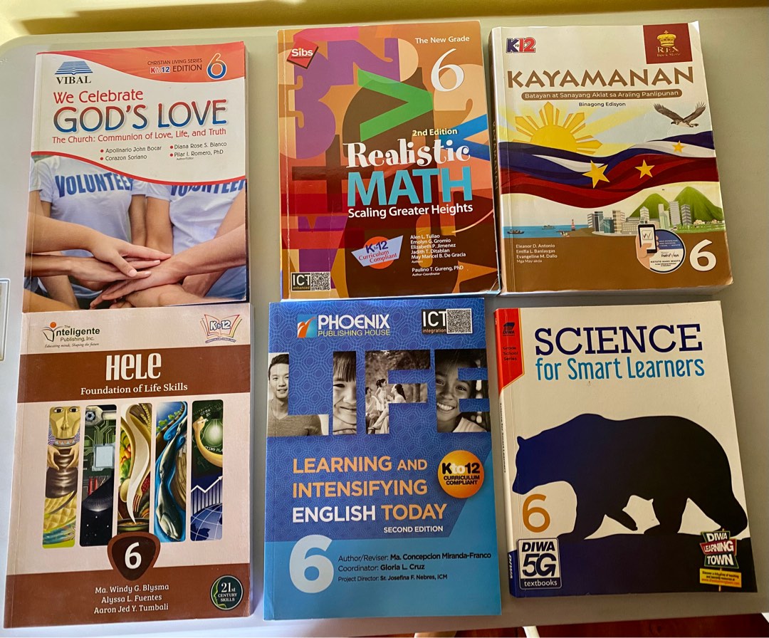 Grade 6 Textbooks Barely Used, Hobbies & Toys, Books & Magazines ...