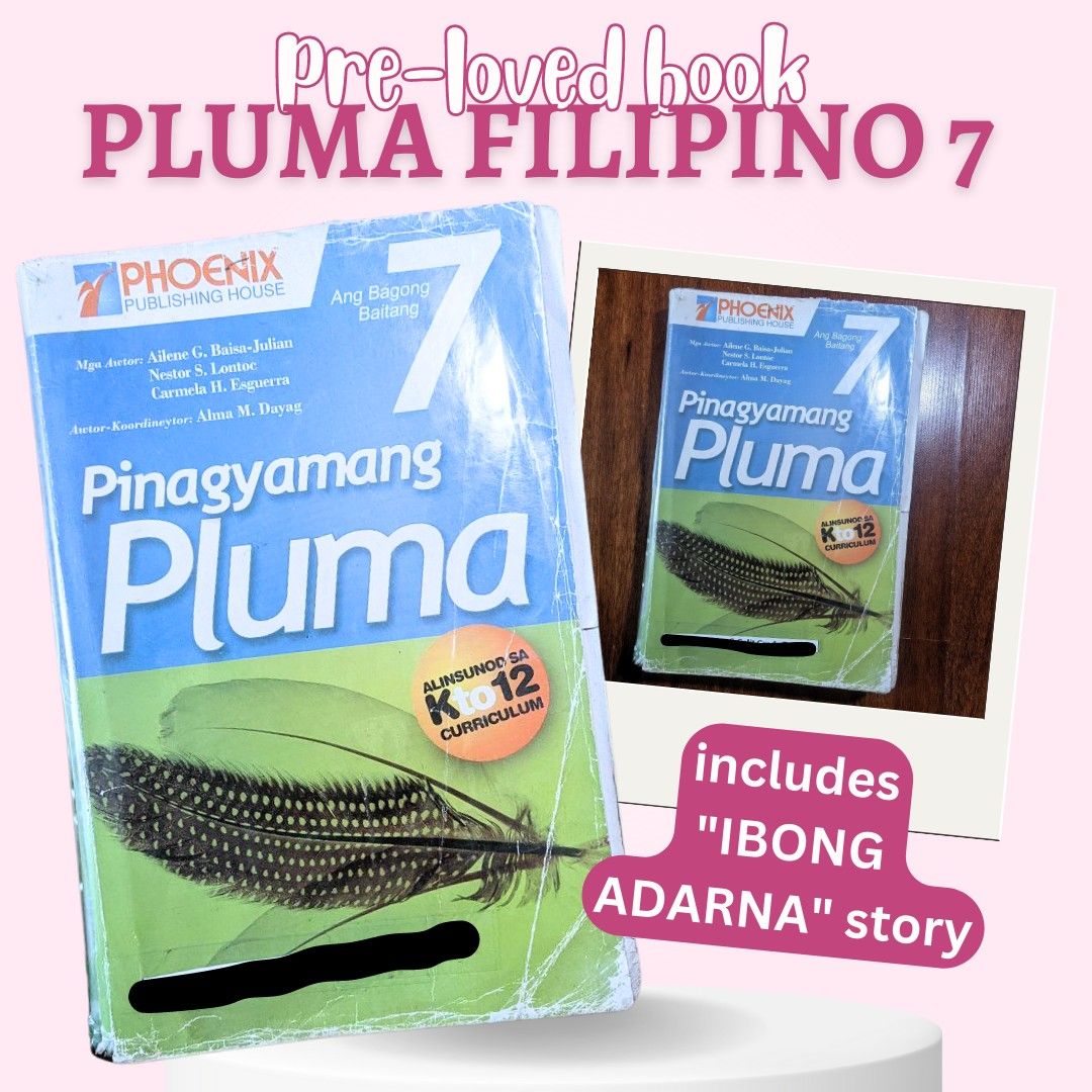 Grade 7 School Books - Pluma Filipino - E-Math - Kayamanan - English ...