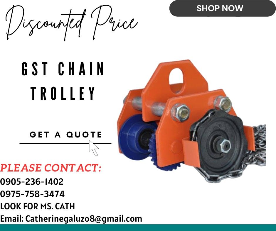GST CHAIN TROLLEY, Commercial & Industrial, Construction & Building ...