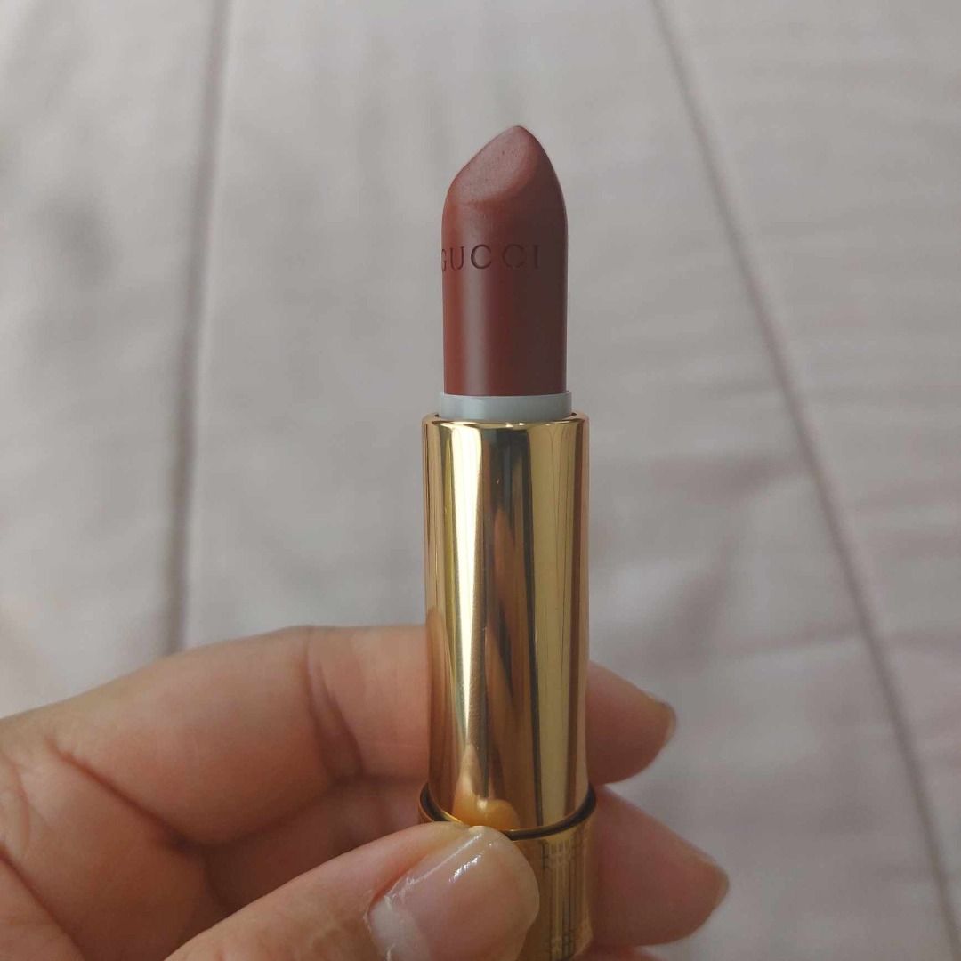 Gucci 505 Janet Rust Rouge a Levres Satin Lipstick on Carousell