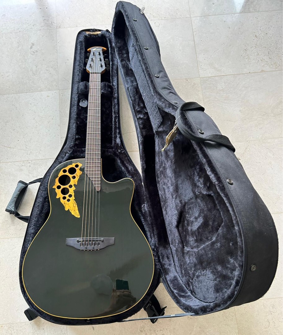 Ovation Elite T acoustic electric Guitar Op Pro series Made in Korea ...