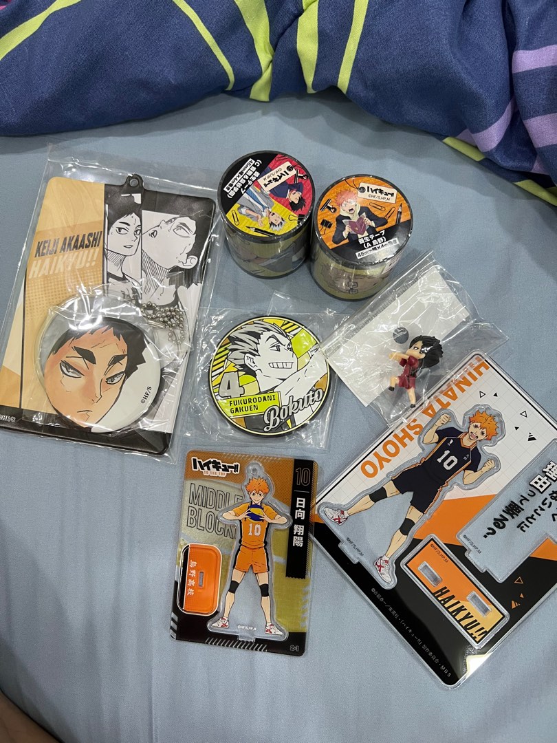Haikyuu merch, Hobbies & Toys, Memorabilia & Collectibles, J-pop on ...