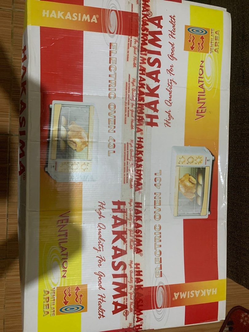 HAKASIMA ELECTRIC OVEN 43 liter, Kitchen & Appliances di Carousell