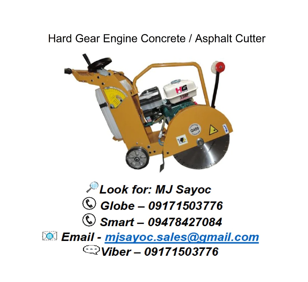 Hard Gear Engine Concrete / Asphalt Cutter on Carousell