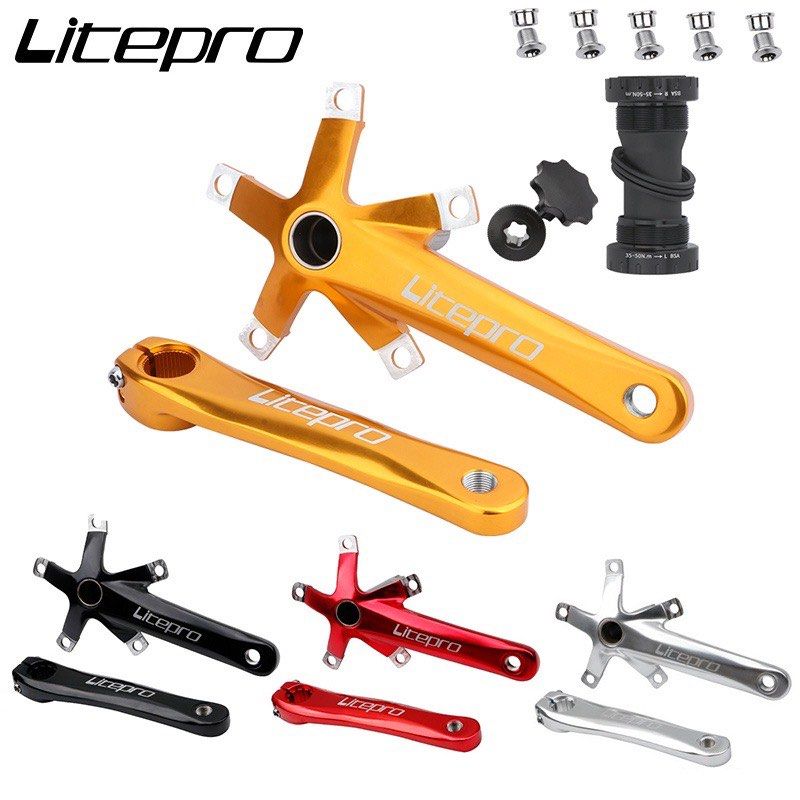 Hollow tech crankset litepro, Sports Equipment, Bicycles & Parts, Parts ...