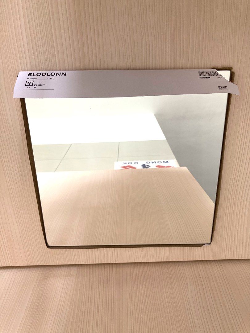 IKEA Blodlonn Square Mirror, Furniture & Home Living, Home Decor ...