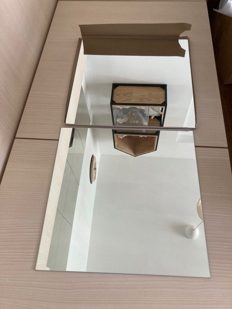 IKEA Blodlonn Square Mirror, Furniture & Home Living, Home Decor ...