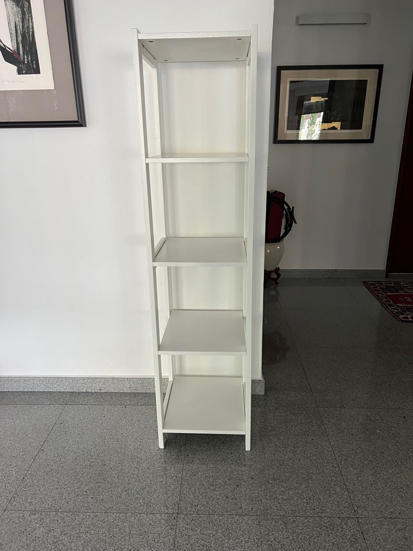 Ikea white shelf unit (150cm tall), Furniture & Home Living, Furniture ...