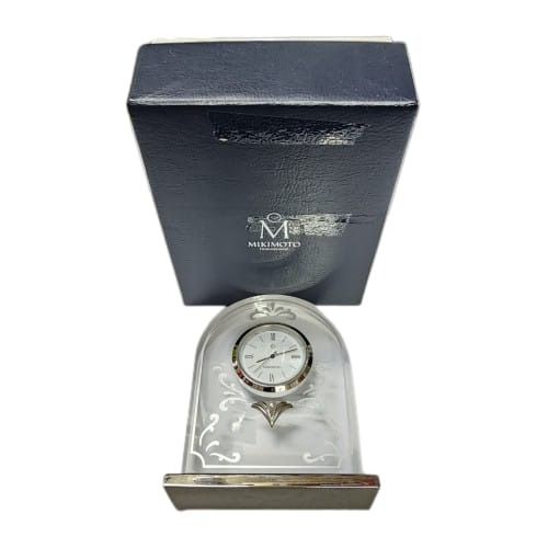 JE-MIKIMOTO PEARL DESK CLOCK WITH BOX, Furniture & Home Living, Home ...