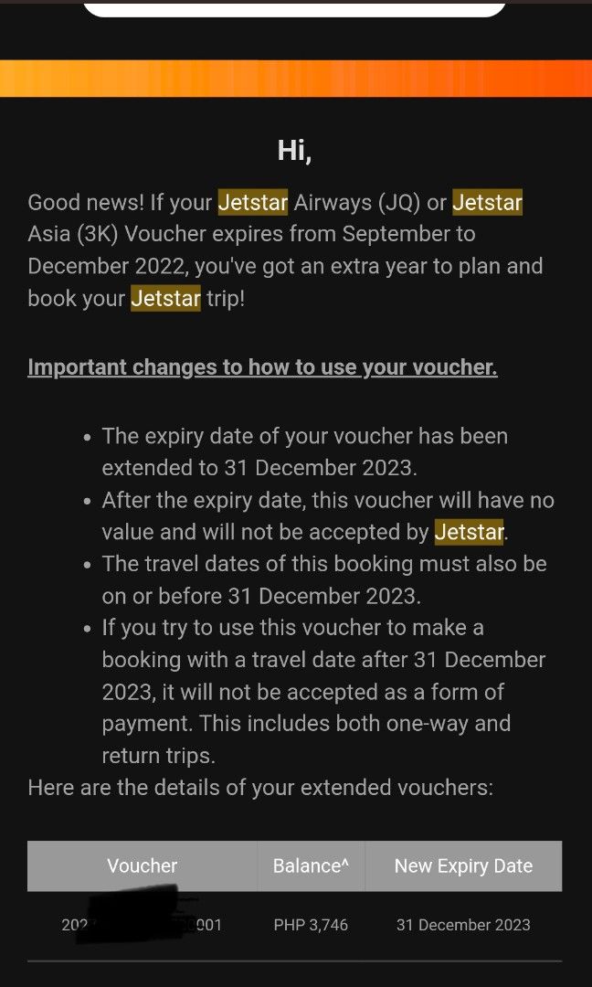 Jetstar Voucher Code (Flight Ticket), Tickets & Vouchers, Flights ...