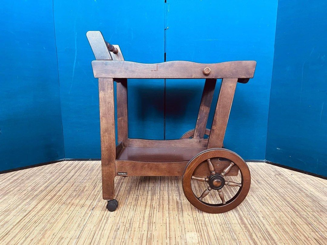 Karimoku food cart Japan surplus on Carousell