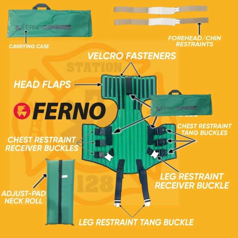 Kendrick Extrication Device Ferno Model 125 K.E.D., Furniture & Home ...