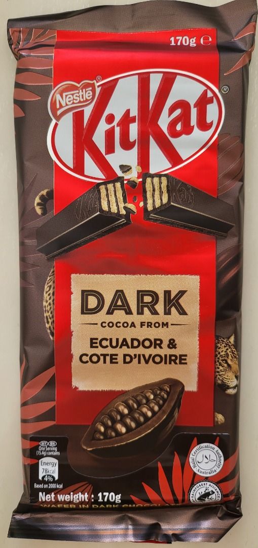 Kit Kat Block Chocolate (170g) - Dark, Food & Drinks, Other Food ...