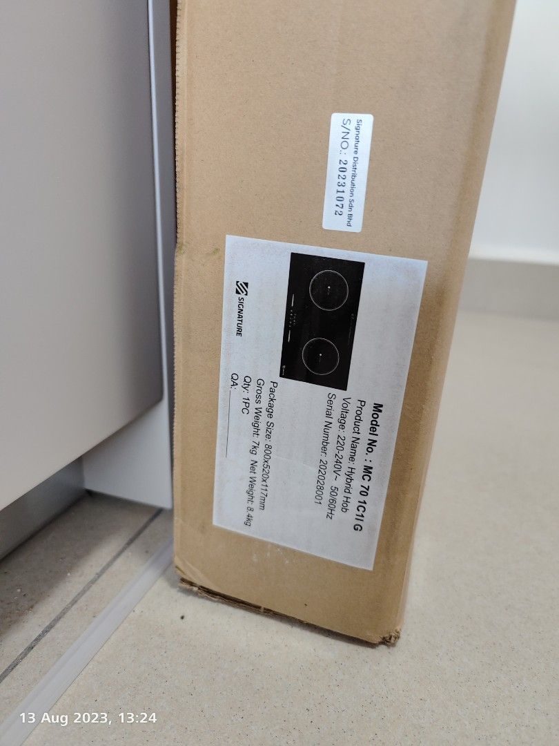 Hybrid Induction Hob by Signature, TV & Home Appliances, Kitchen ...
