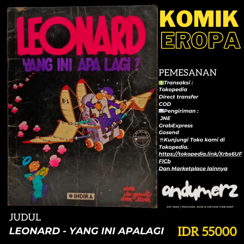 Komik Leonard - Yang ini apalgi, Buku & Alat Tulis, Komik dan Manga di Carousell
