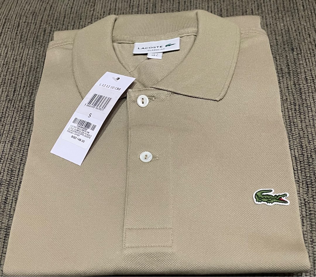 Lacoste Men's Polo Shirt SIZE 5 LARGE, Men's Fashion, Tops & Sets, Tshirts & Polo Shirts on ...