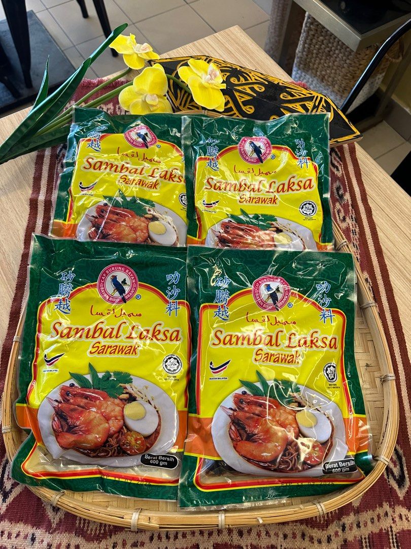 Laksa Sarawak Paste (Cap Burung Bayan), Food & Drinks, Spice ...