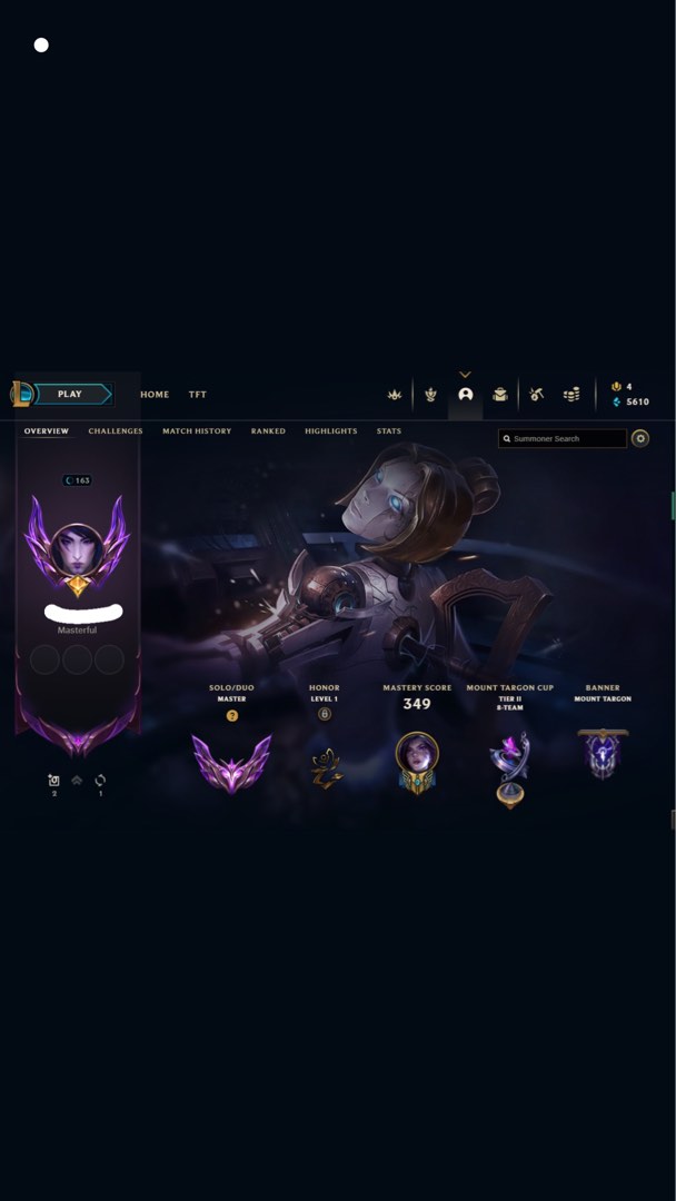 League of Legends Masters account, Video Gaming, Video Games, Others on ...