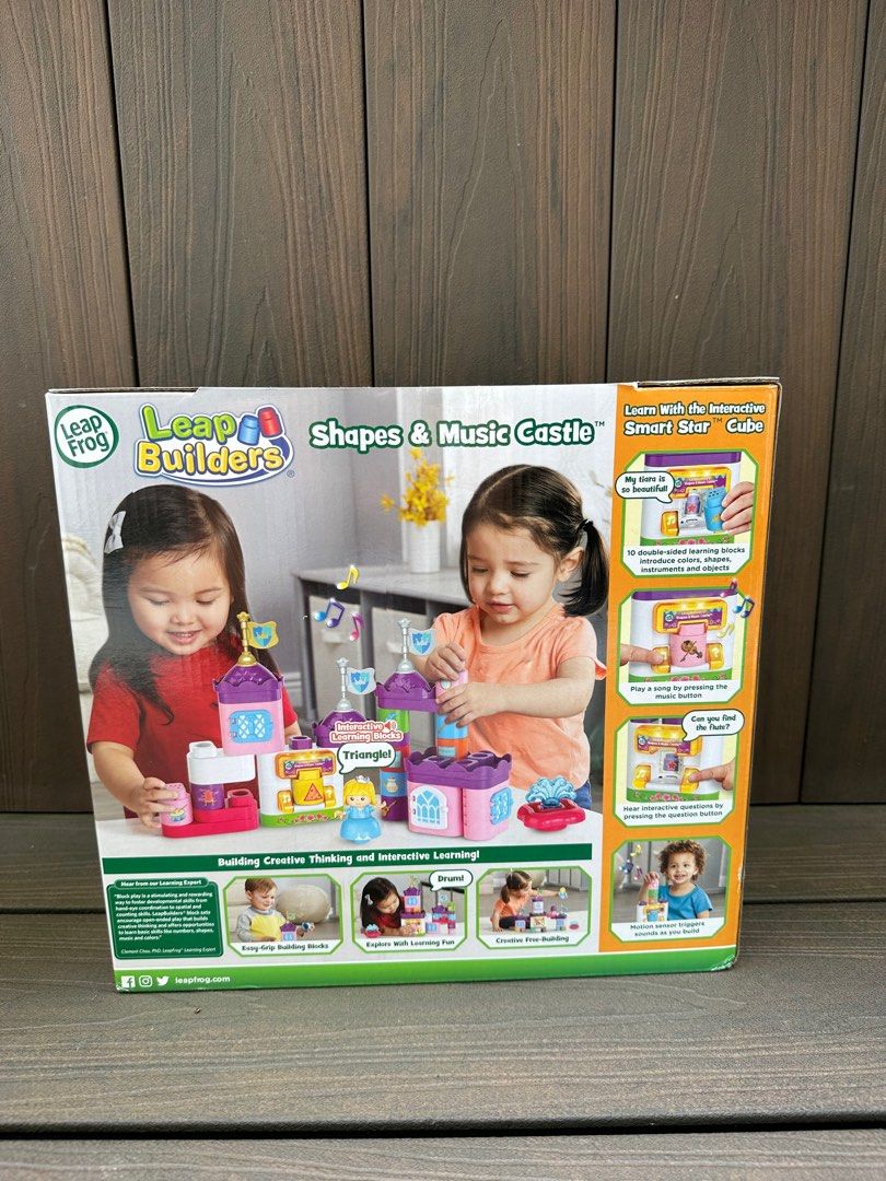 LeapFrog LeapBuilders Shapes & Music Castle, Hobbies & Toys, Toys ...