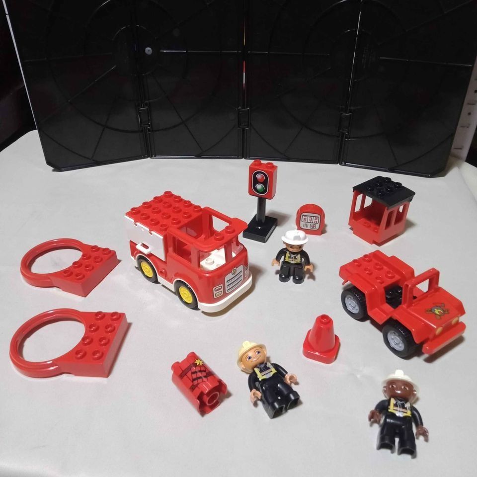 Lego duplo firetruck/fireman on Carousell