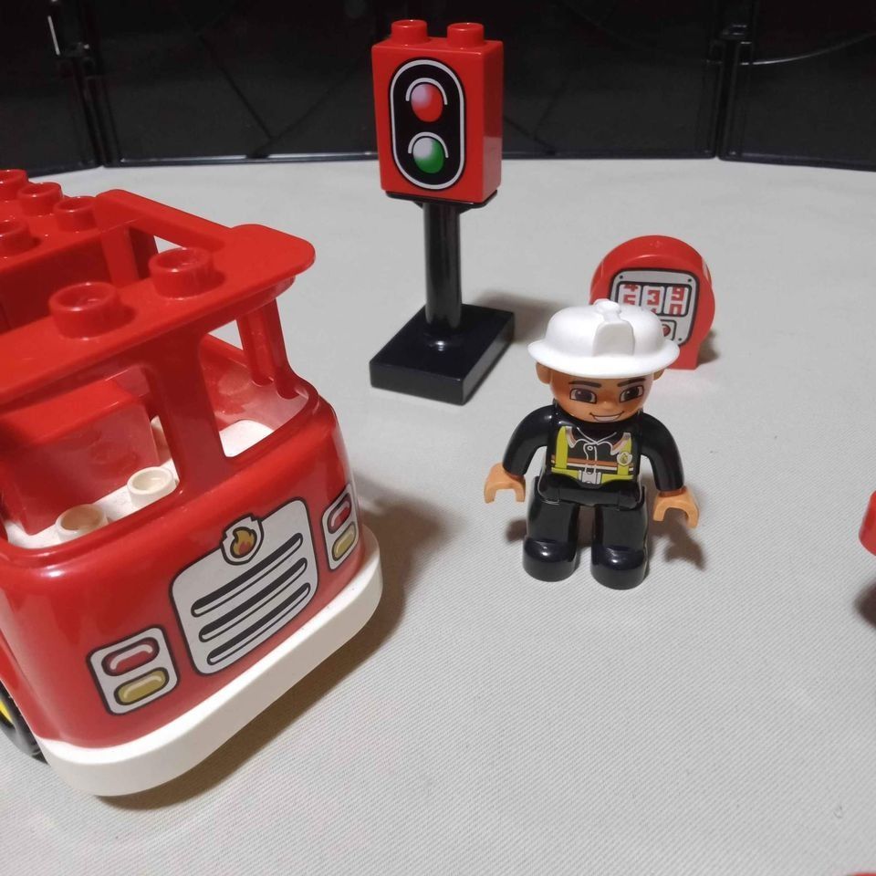 Lego duplo firetruck/fireman on Carousell