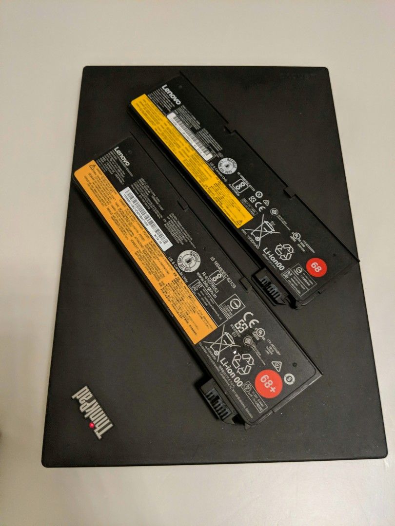 2 battery Lenovo X260 i5 CPU ThinkPad 8GB 128GB SSD laptop, docking ...