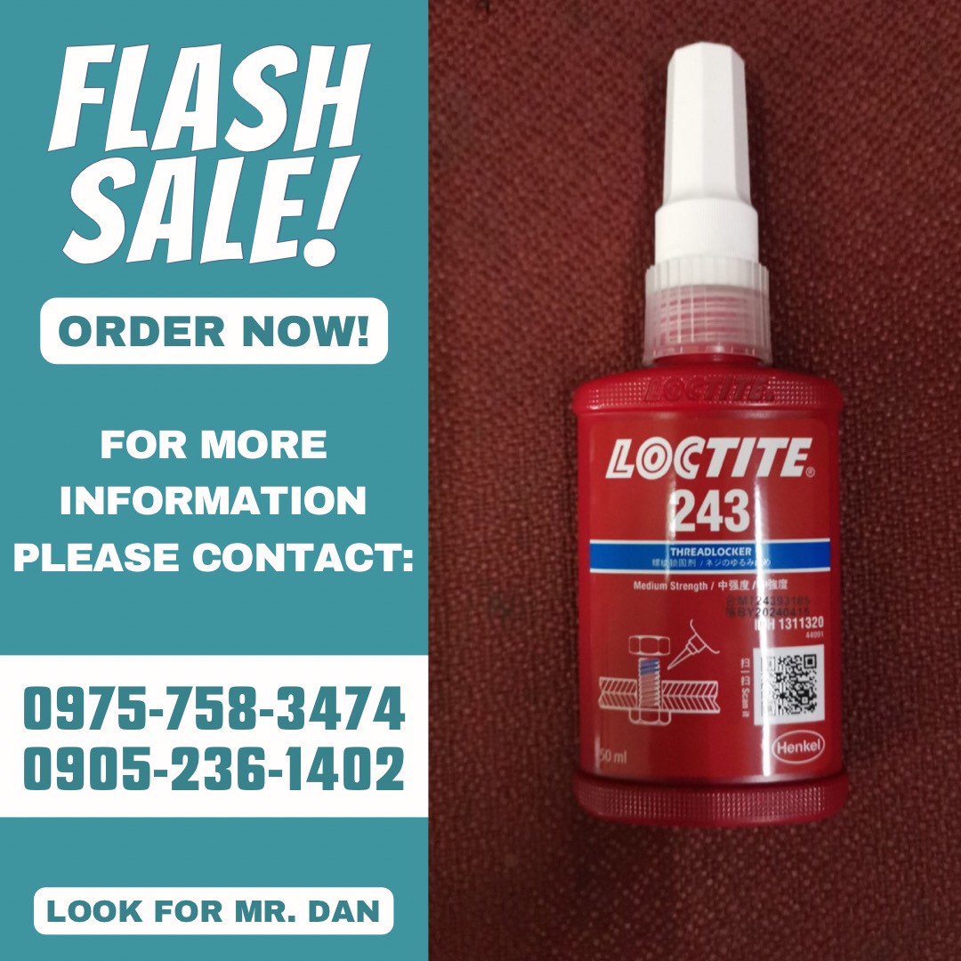 Loctite 243, Commercial & Industrial, Construction Tools & Equipment on ...