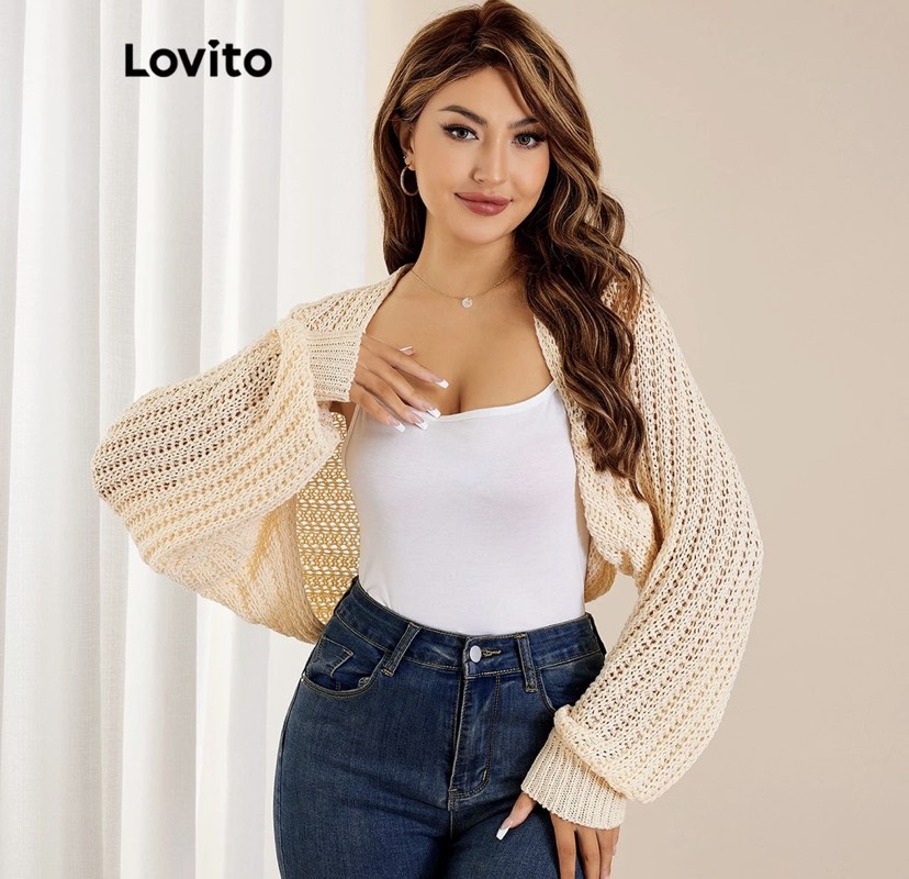Lovito knit cardigan on Carousell
