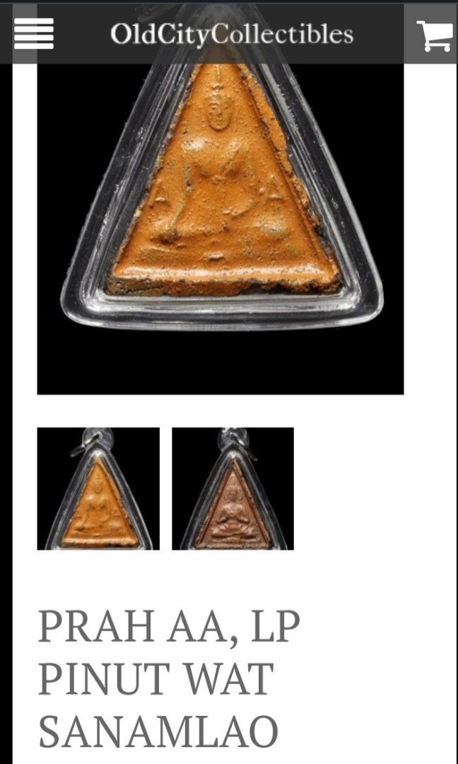 LP Pinak phra AA 2527-2529 with smk cert, Hobbies & Toys, Religious ...