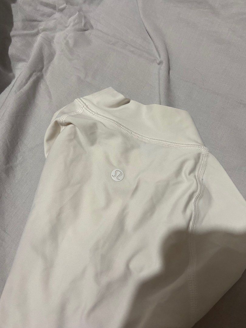 Lululemon White Long Sleeve Rash Guard, Women's Fashion, Activewear on ...